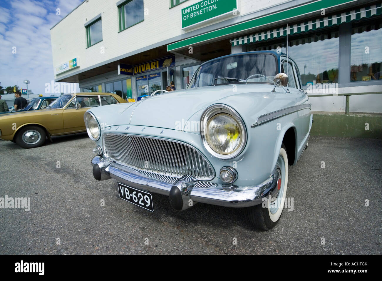 Simca Aronde Elycee 1960 Stock Photo - Alamy