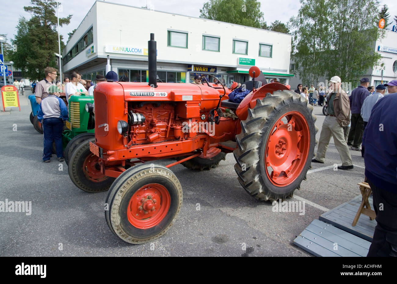 old tractors on display, Sotkamo Finland Stock Photo - Alamy