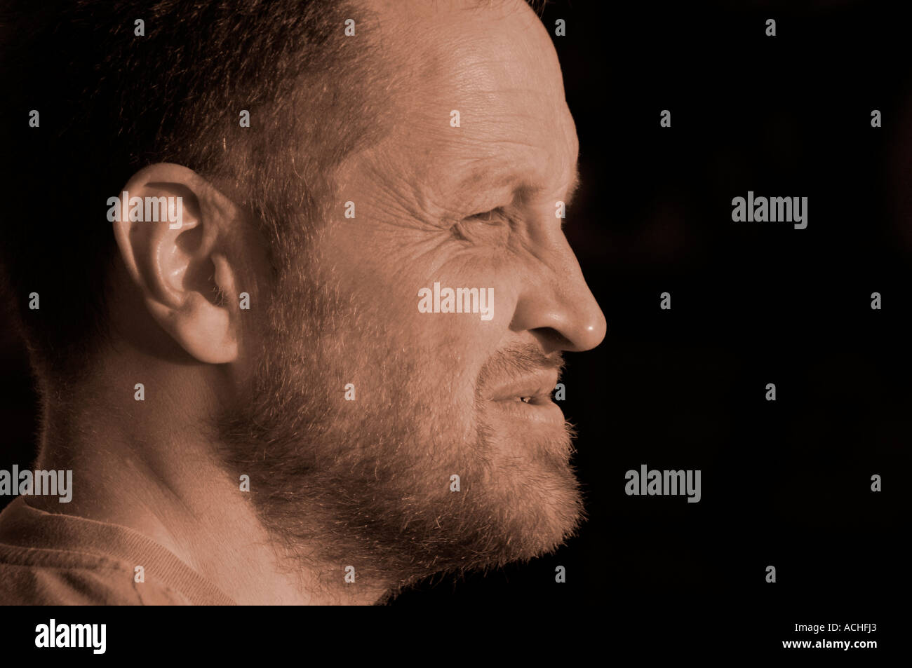Mans profile hi-res stock photography and images - Alamy