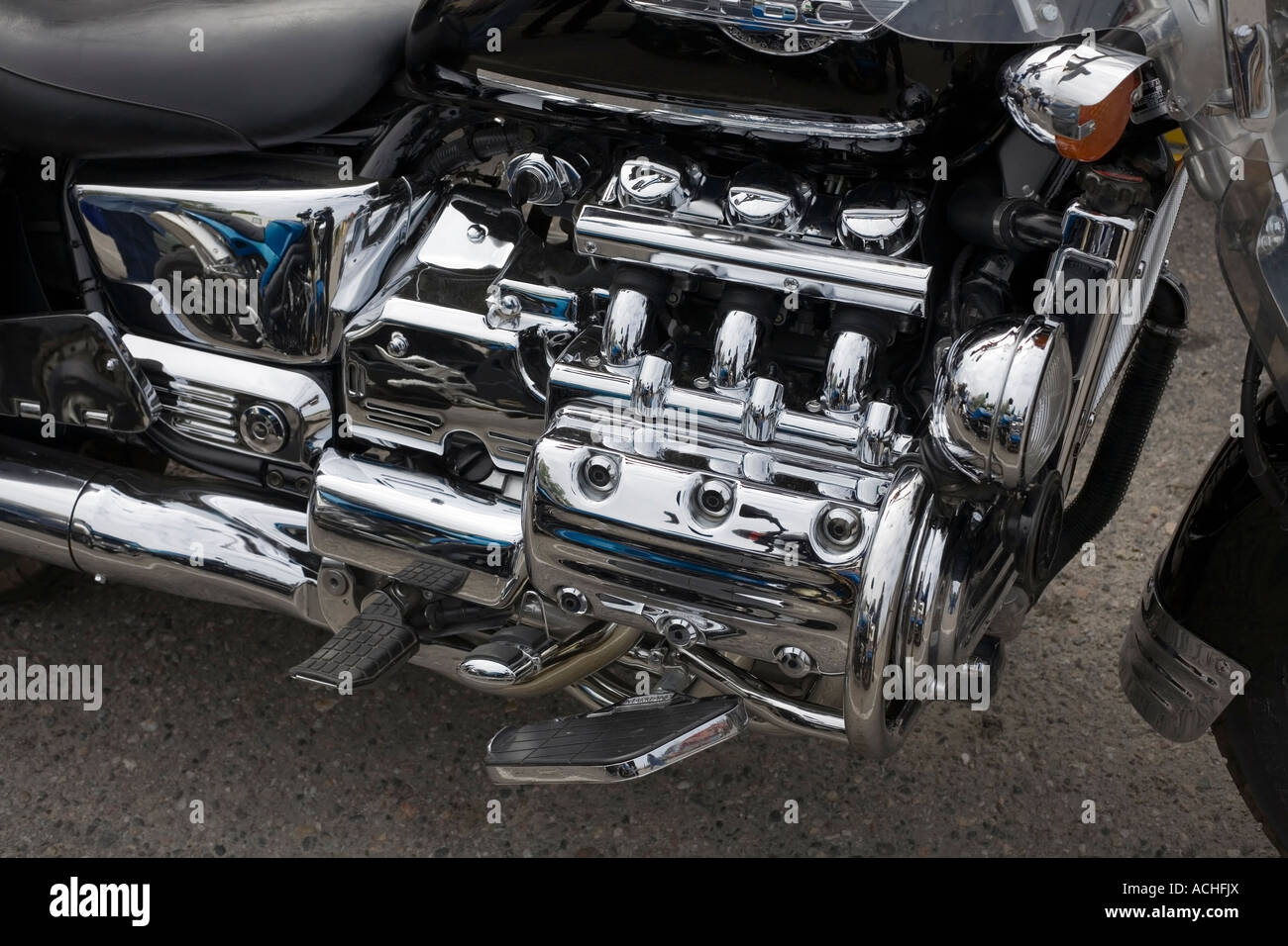 Honda F6C Flat 6 Custom Stock Photo - Alamy