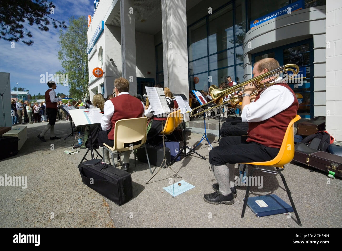 German orchestra in performance, Sotkamo Finland Stock Photo - Alamy