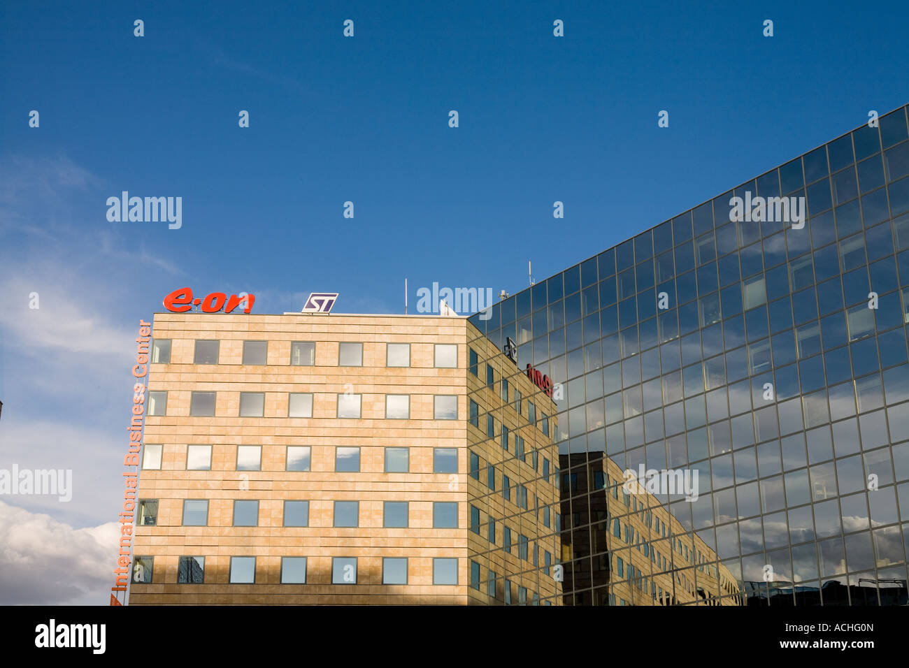 Eon building in Prague Stock Photo - Alamy