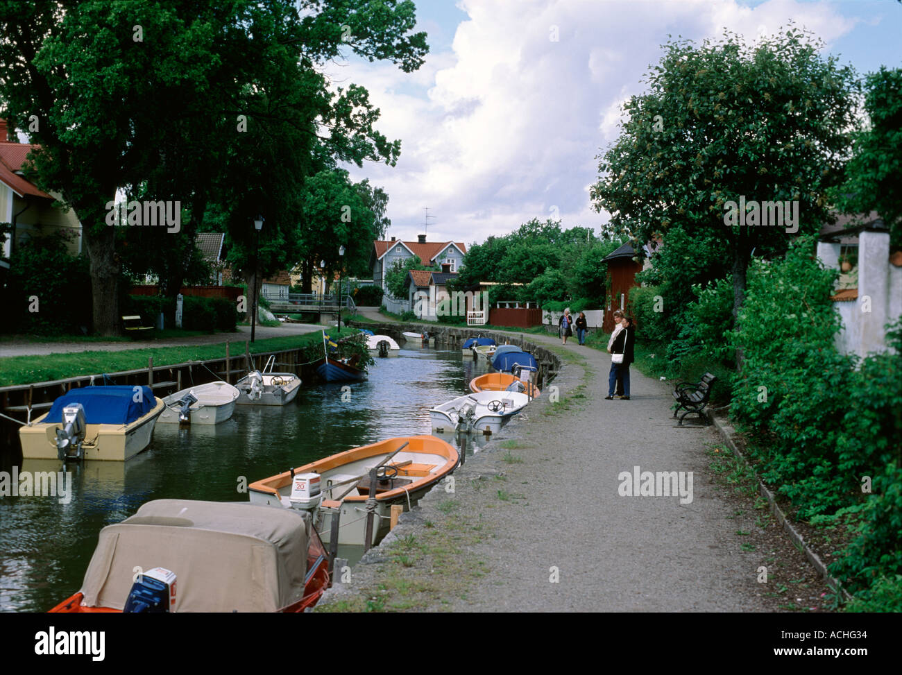 Walk by the river Stock Photo - Alamy