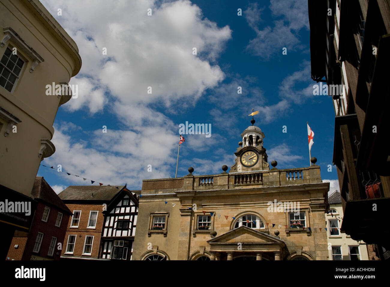 The Butter Market, Ludlow, Shropshire Stock Photo - Alamy