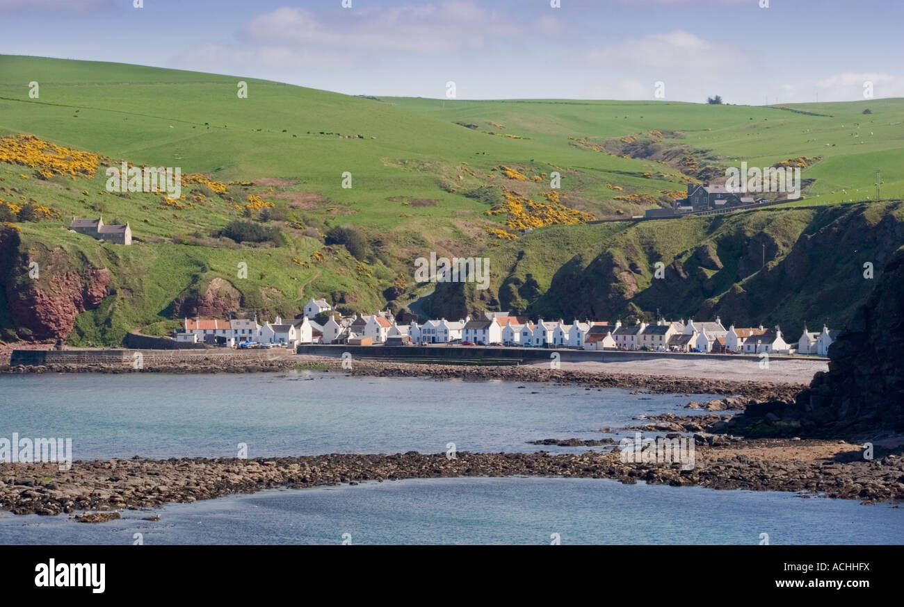 The village of Pennan, where the film Local Hero was set, Aberdeenshire ...