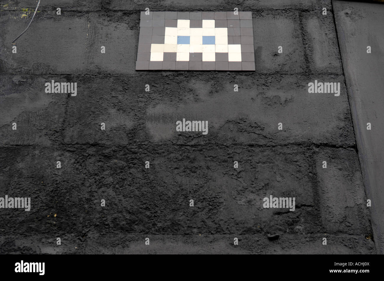 space invaders urban invasion tile campaign manchester england uk wall ...