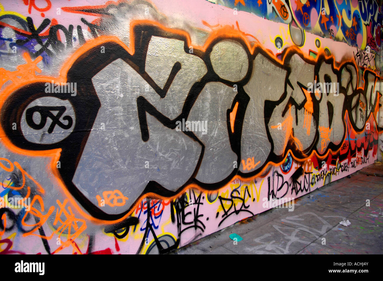 crime criminal damage art tags tagging southbank london underneath ...