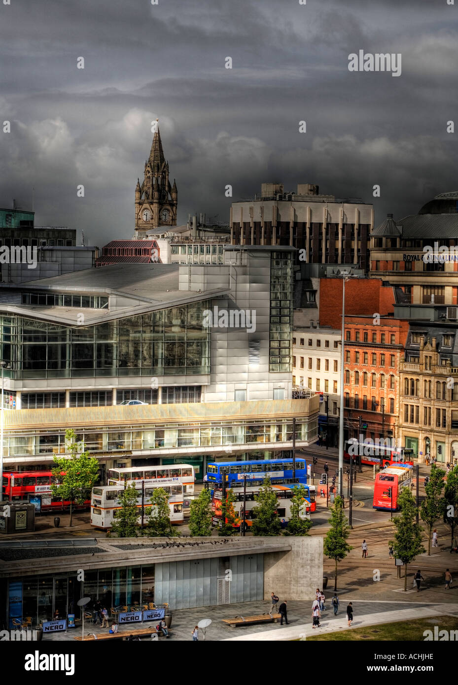 Surreal High Dynamic Range image of Piccadilly Square the Tadao Ando ...
