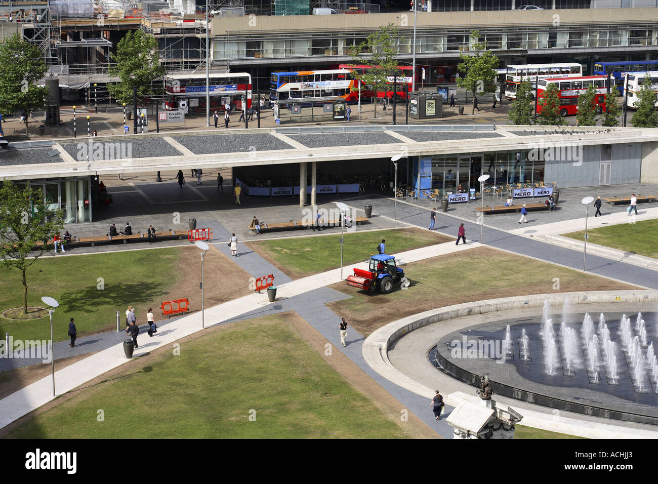 Manchester piccadilly aerial hi-res stock photography and images - Alamy