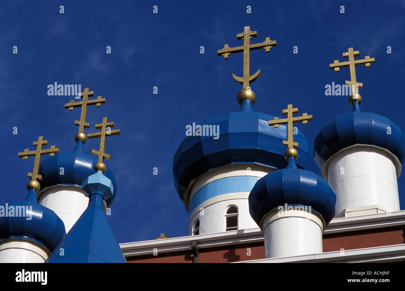 Russian cathedral seattle hi-res stock photography and images - Alamy