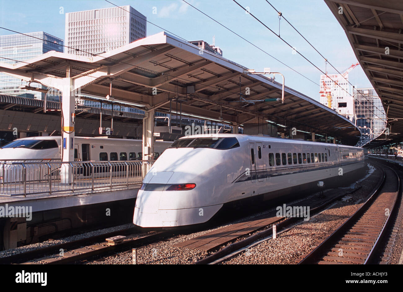 The Shinkansen Popularly known as the bullet train Photographed in ...