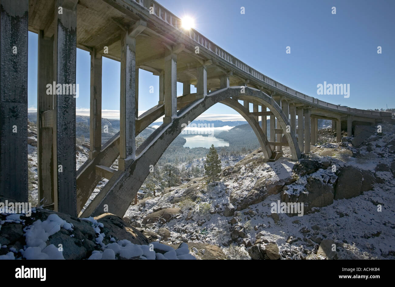 Donner pass bridge hi-res stock photography and images - Alamy