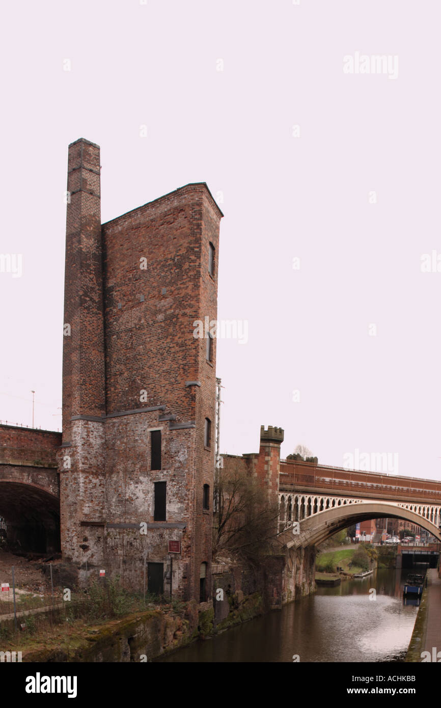 Derelict industrial building in Castlefield UK Stock Photo - Alamy