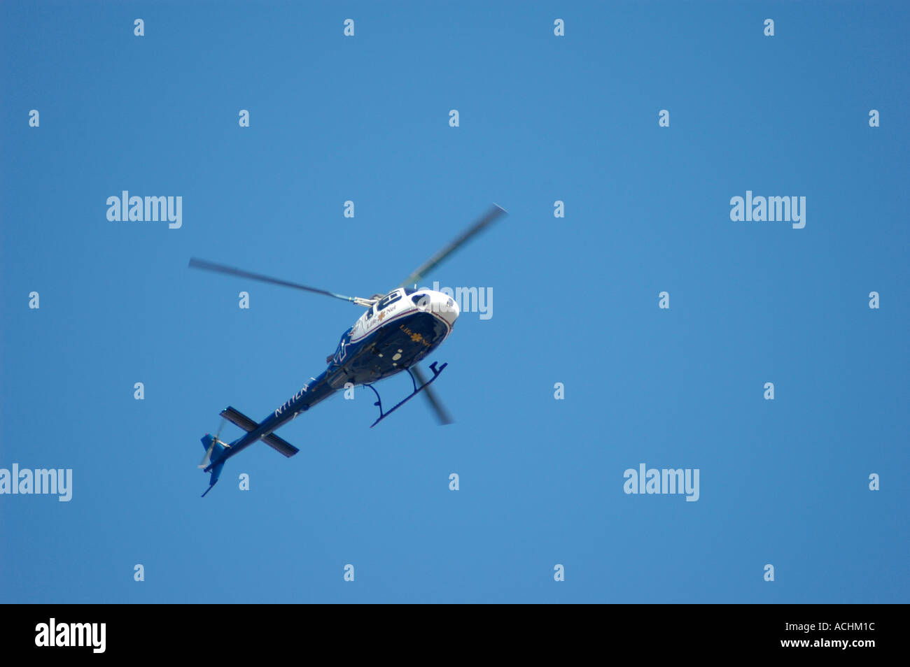 Helicopter over Atlanta Stock Photo - Alamy