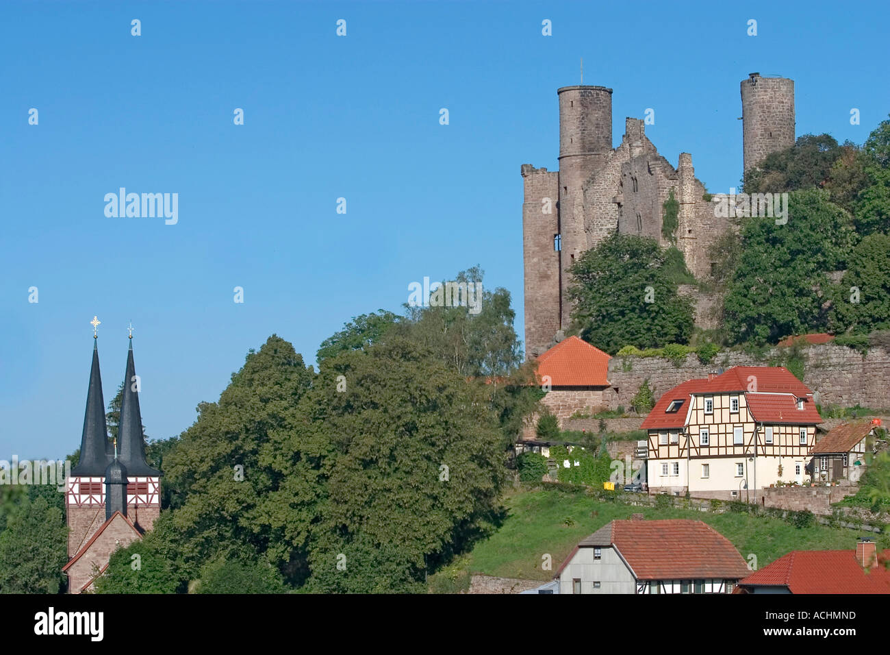 Germany, Thuringia, Hanstein castle Stock Photo - Alamy