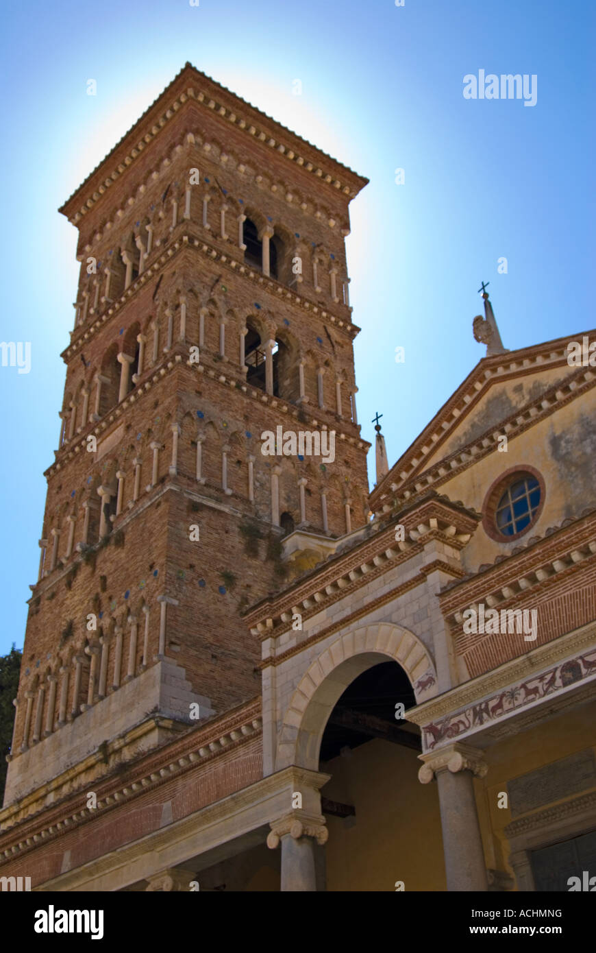 Terracina, Lazio, Italy. Piazza Municipio. Cathedral of San Cesario ...