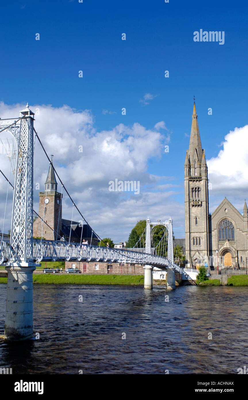 River Ness and Inverness City Scotland Stock Photo - Alamy