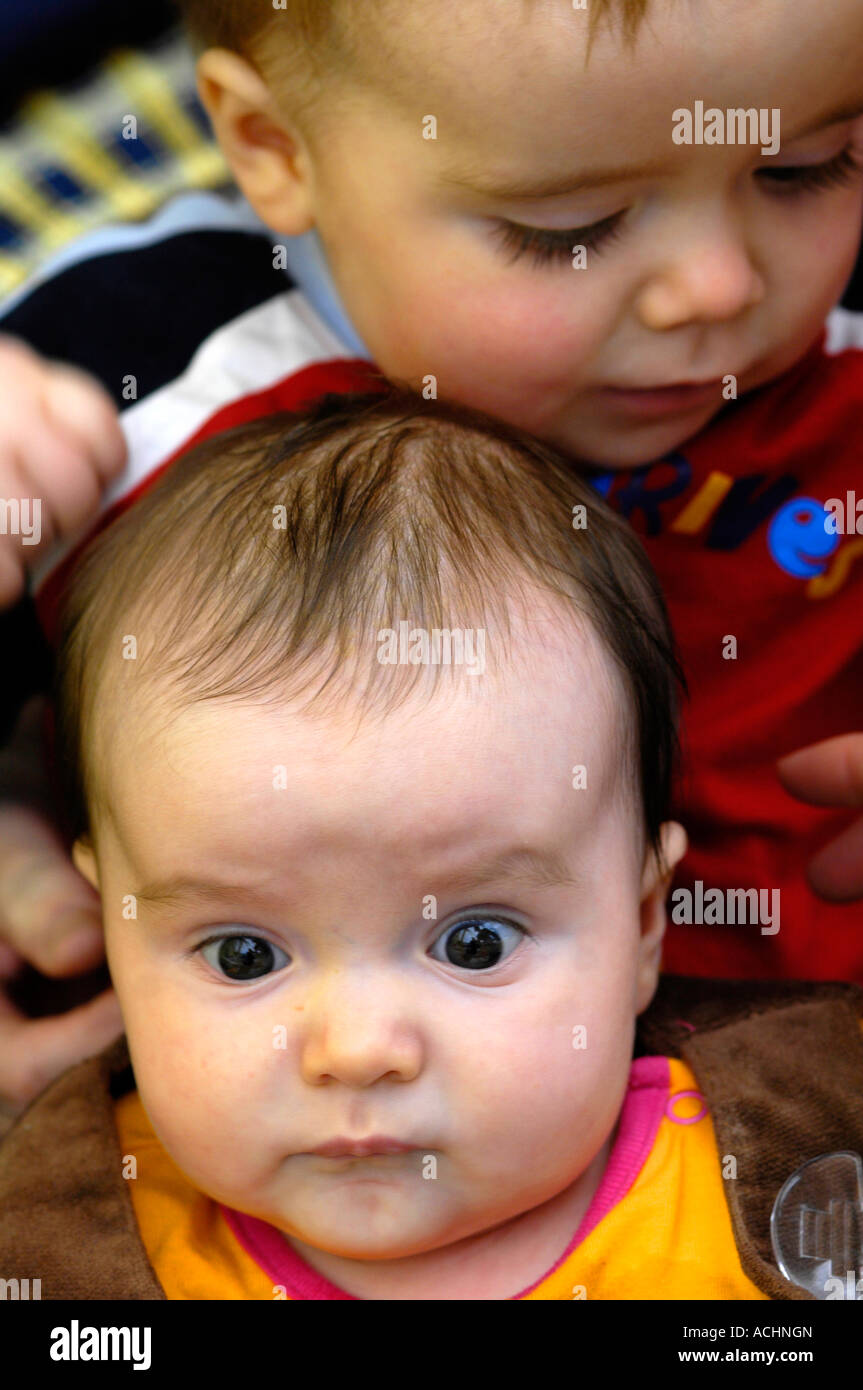 babies boy and girl Stock Photo - Alamy