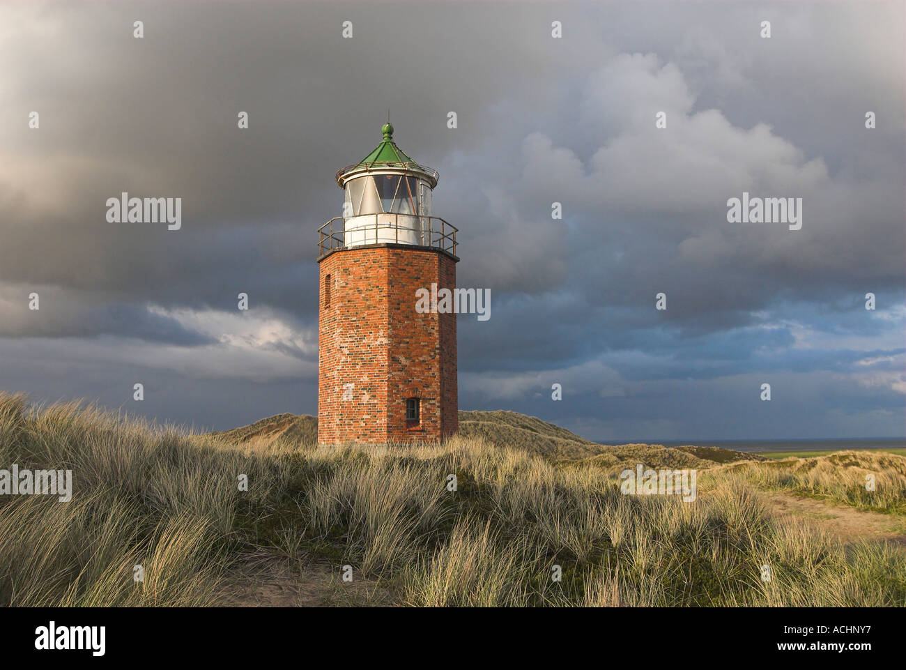 Old lighthouse near Kampen, Sylt, Germany Stock Photo - Alamy