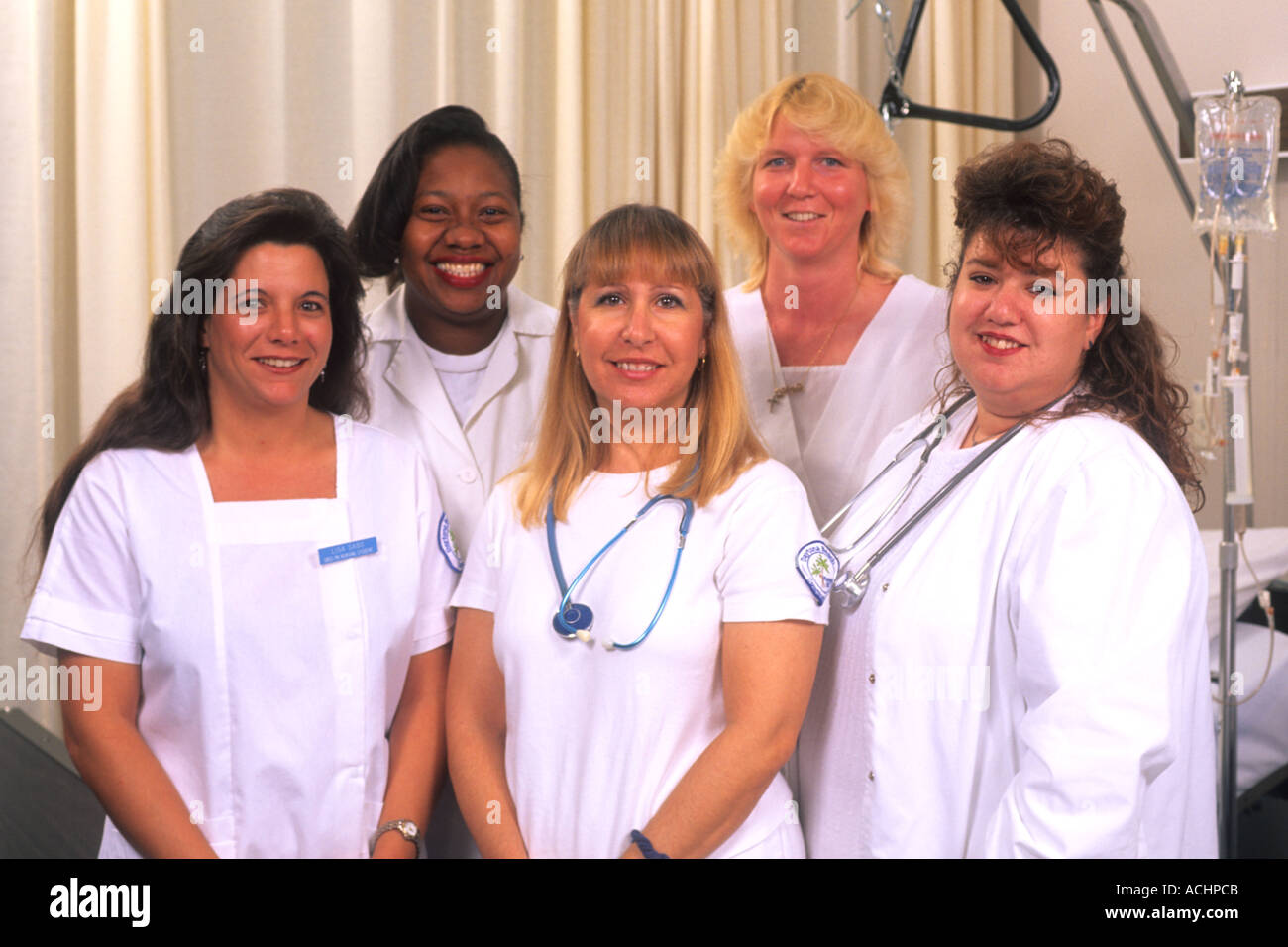 A group of nurses in a hospital Stock Photo - Alamy