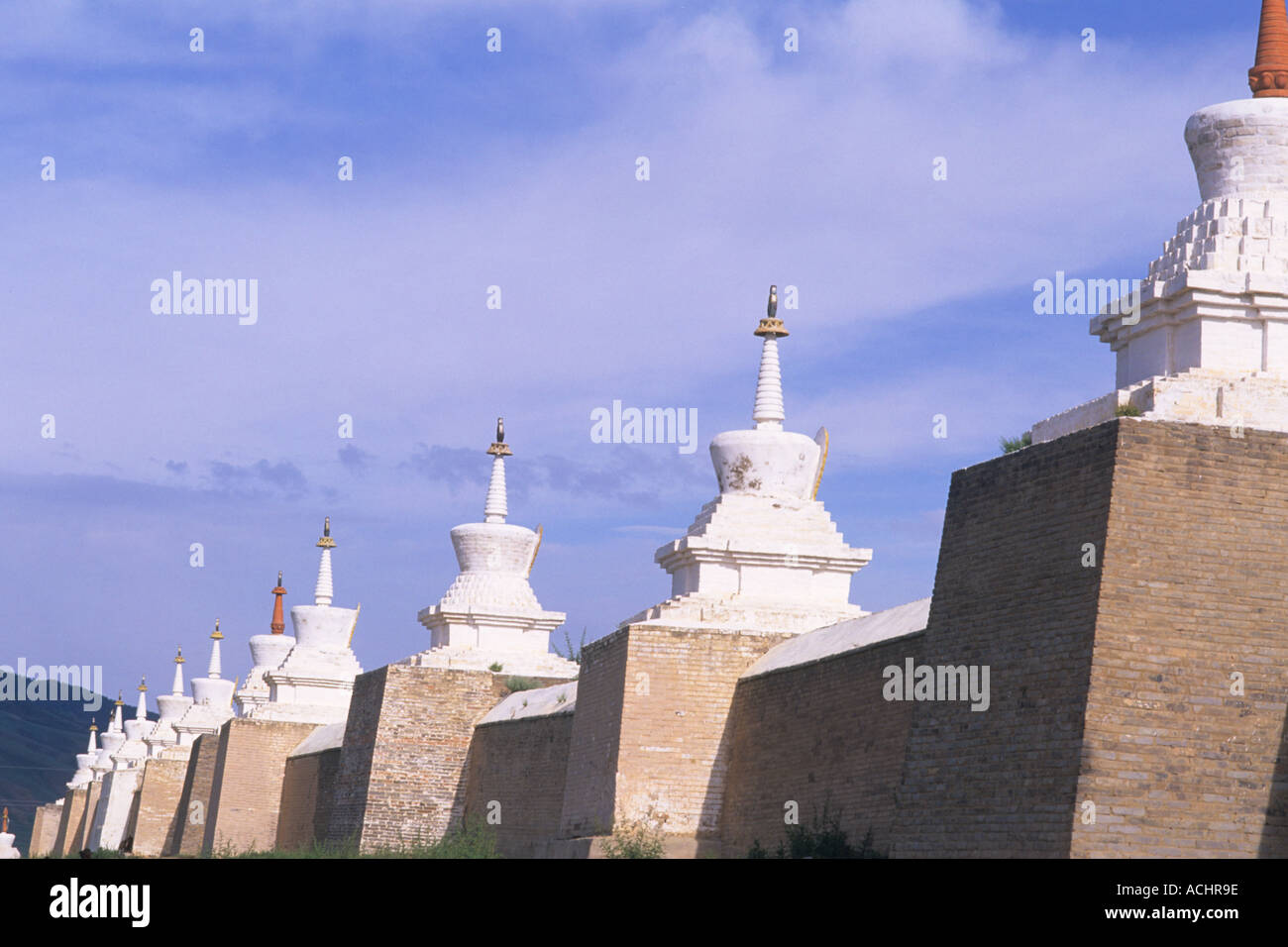 Famous Erdene Zuu Monastery 1586 in Mongolia Stock Photo - Alamy