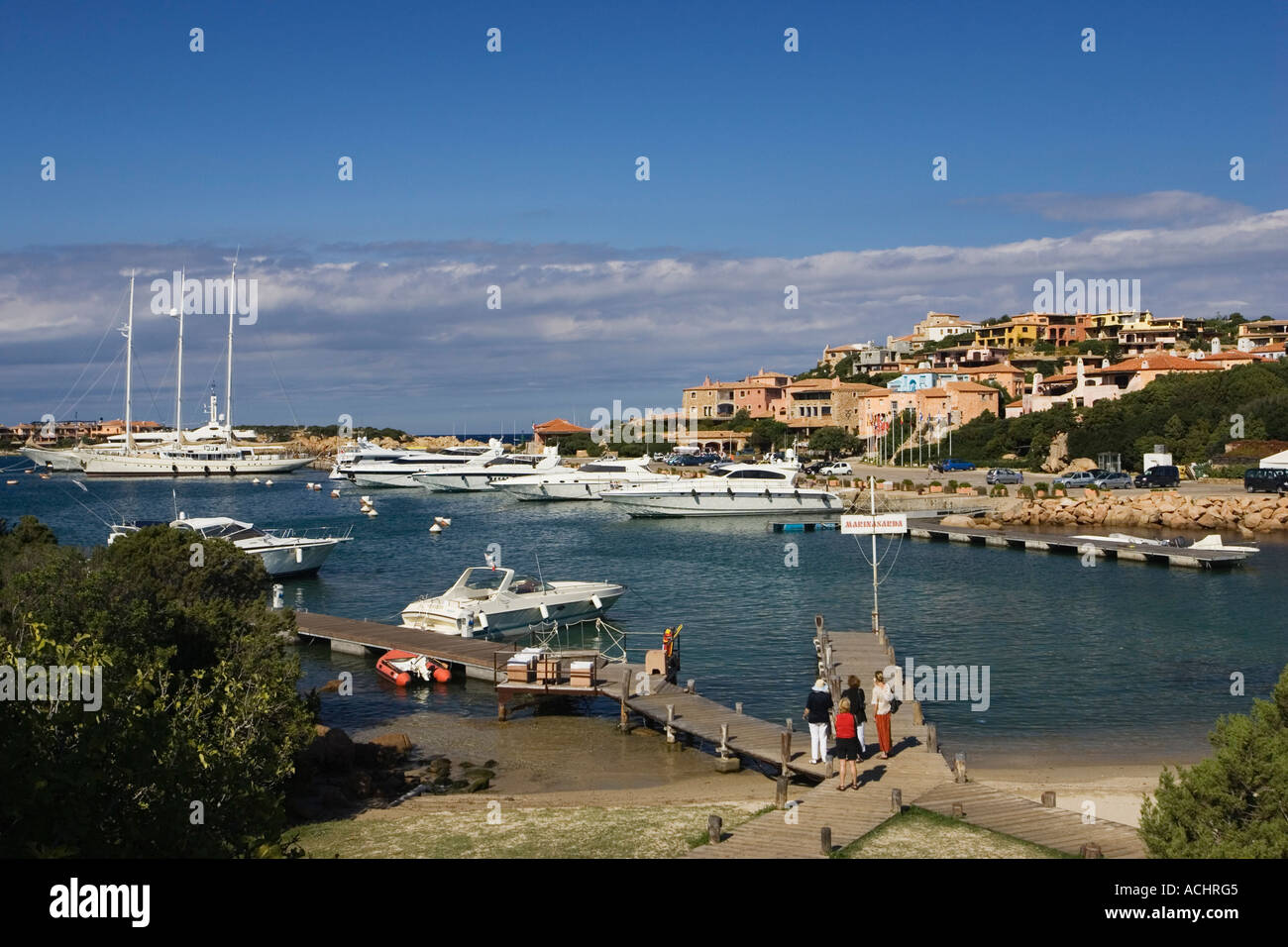 Porto Cervo, harbour, Costa Smeralda, Sardinia, Italy Stock Photo - Alamy