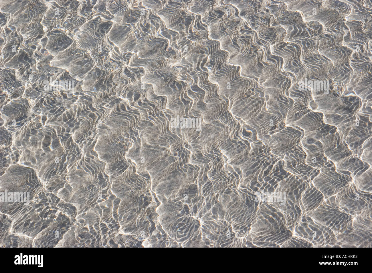 Wave pattern in shallow water Stock Photo - Alamy