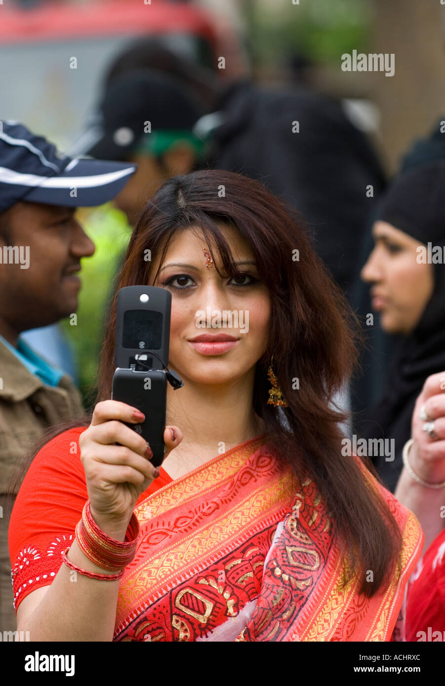 Waring saree hi-res stock photography and images - Alamy