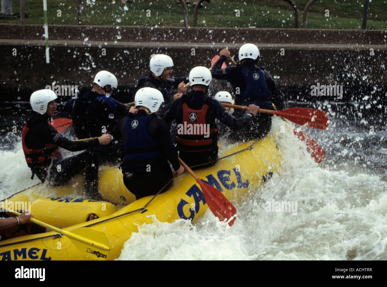 White water rafting, National Water Sports Centre, Holme Pierrepont ...