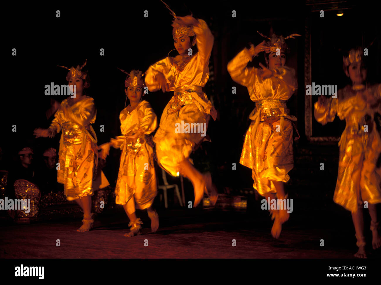 Indonesia Bali Traditional Balinese dance performance in Ubud Stock ...