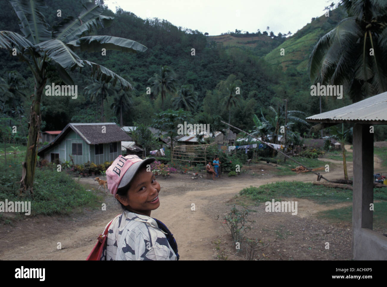 Filipino woman happy village hi-res stock photography and images - Alamy