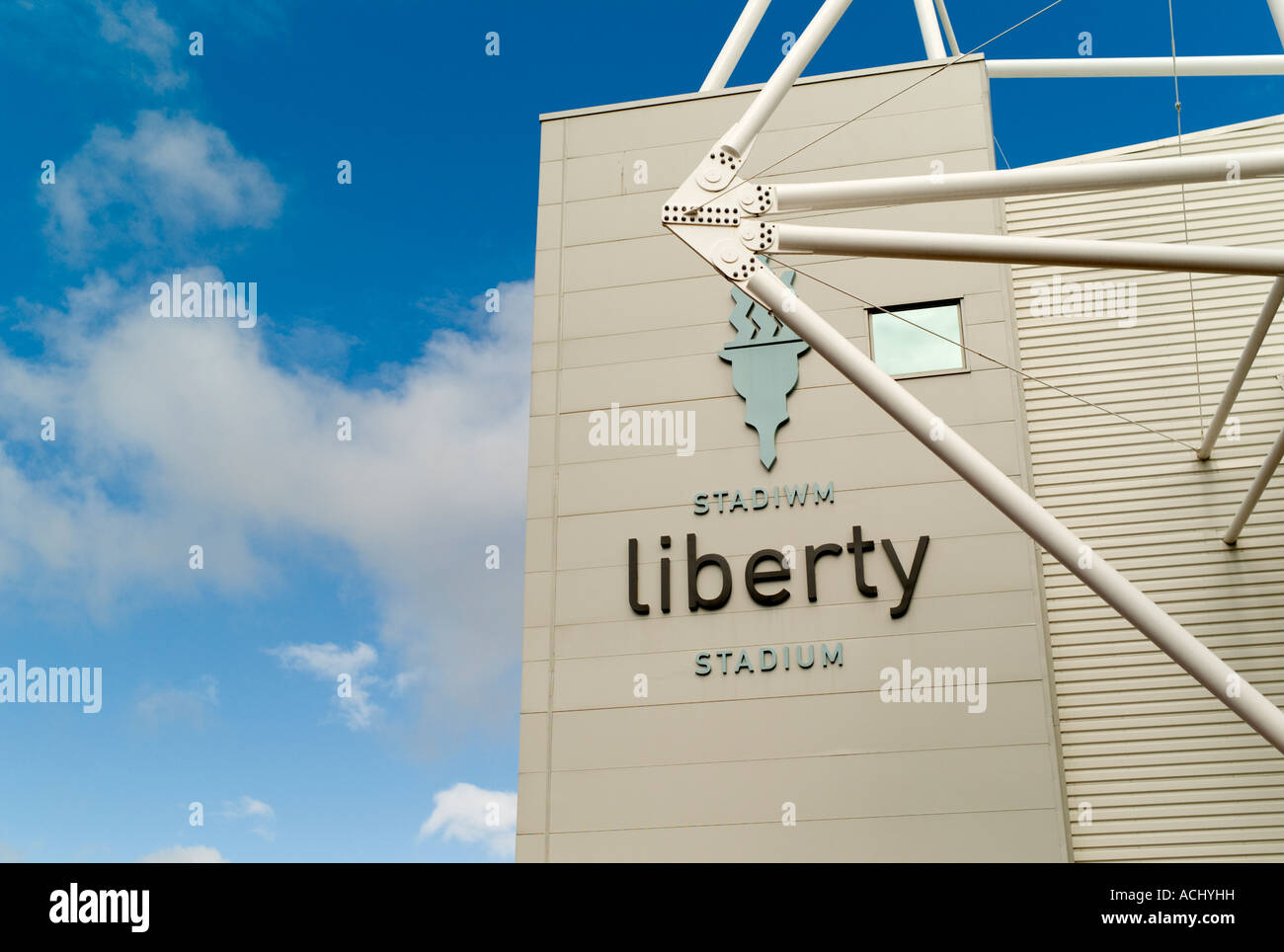 Liberty Stadium Swansea home of the Ospreys Rugby Union team Stock ...