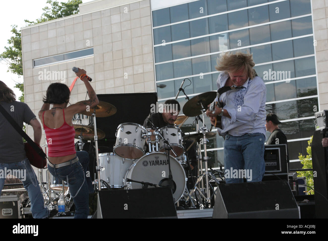 Band for Jocaine Stock Photo - Alamy
