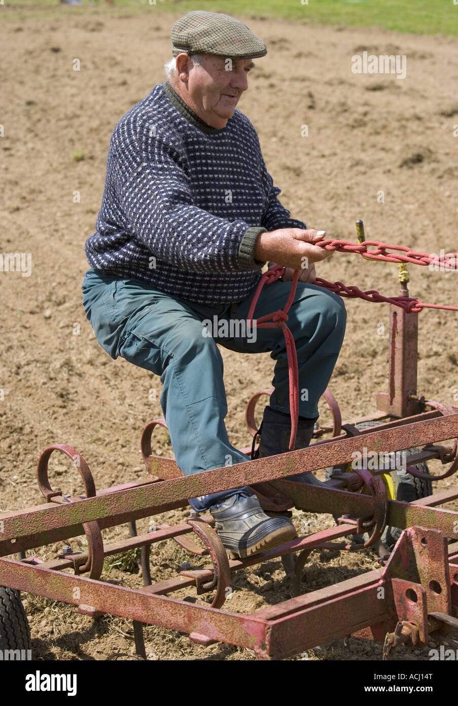 Horse Drawn Harrow Stock Photo - Alamy