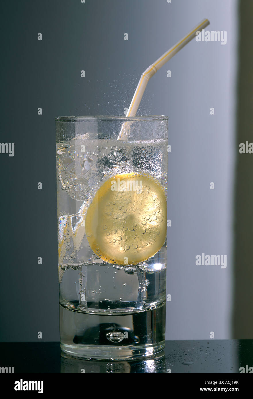 Soda water lemon ice hi-res stock photography and images - Alamy