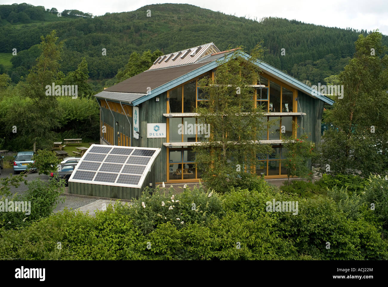 Dulas engineering headquarters building Eco Park Machynlleth Powys - in ...