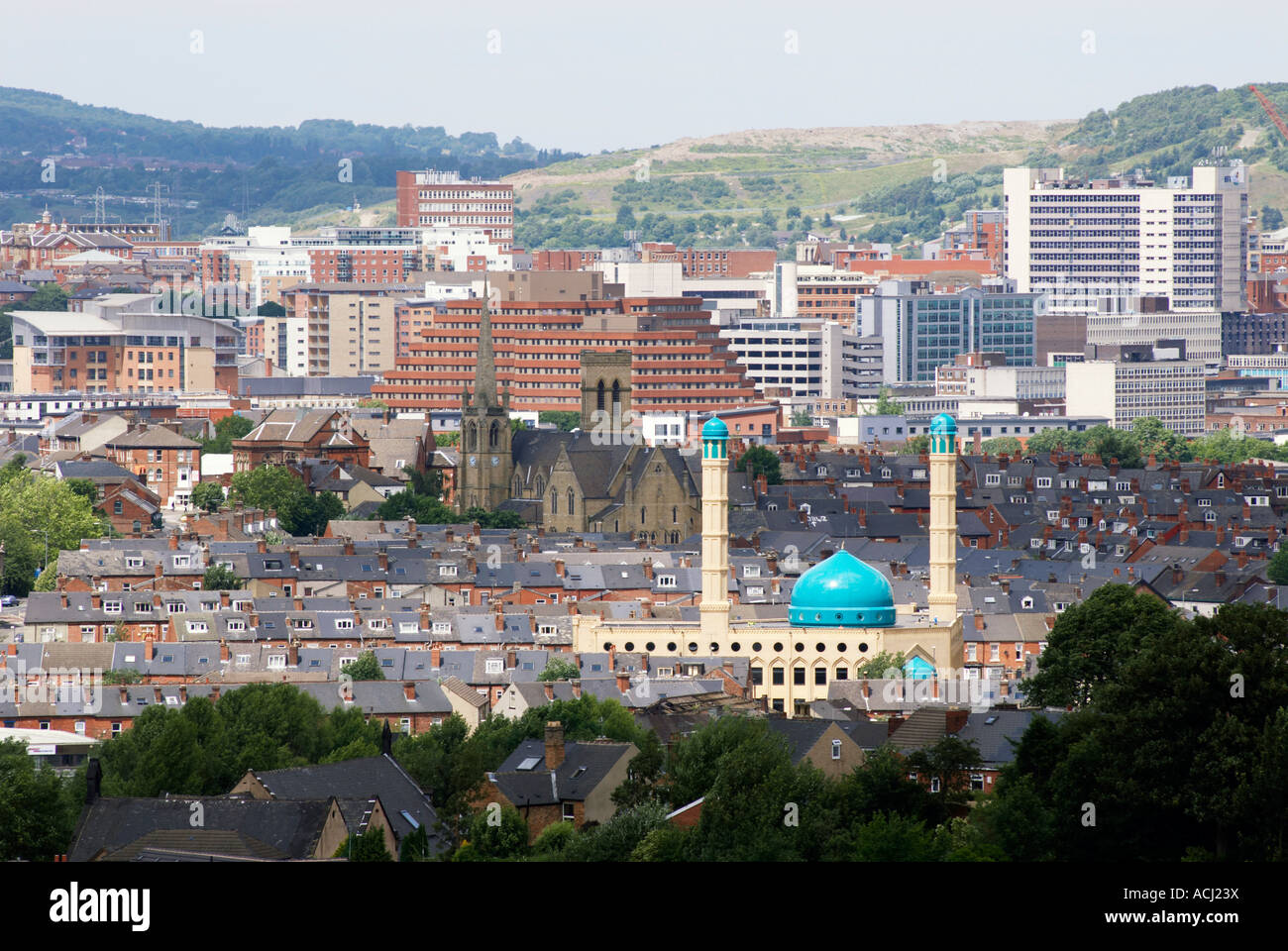 City of Sheffield housing and city centre buildings in Sheffield "Great ...