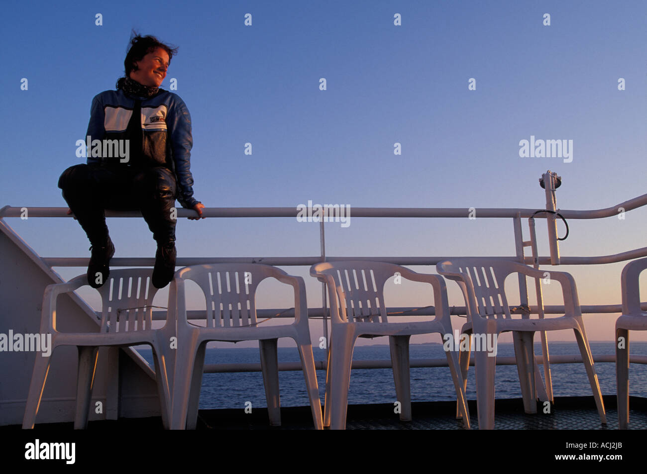 Leather clad hi-res stock photography and images - Alamy