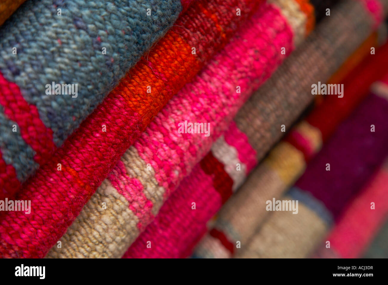 pile of South American style material Stock Photo - Alamy