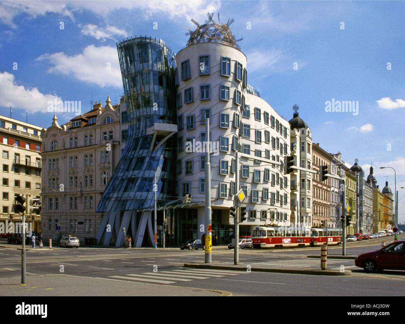 Dancing House in Prague Czech Republic Stock Photo - Alamy