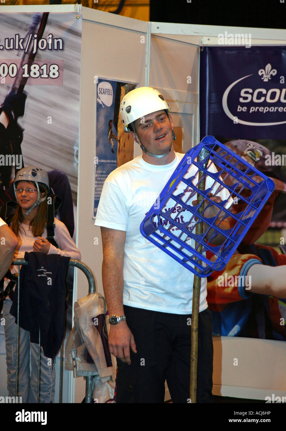 Scouts at the Outdoor show London Stock Photo - Alamy