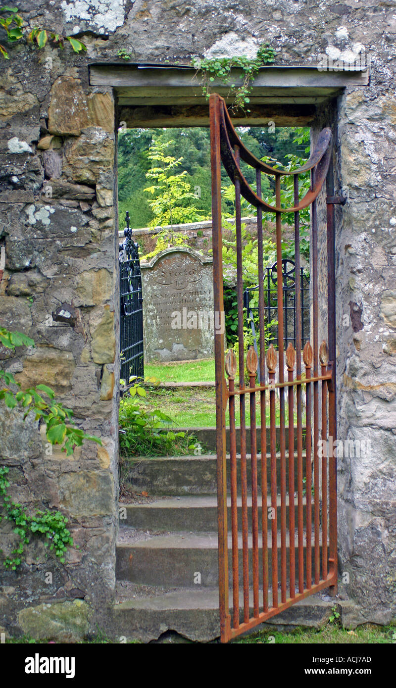 Creepy Graveyard Gate