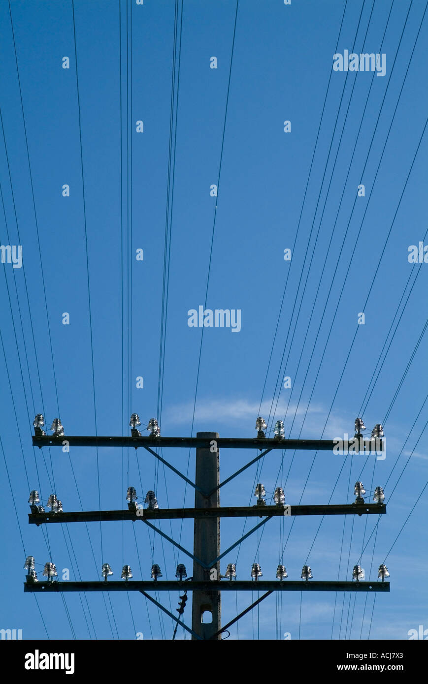 Caribbean electricity pylon hi-res stock photography and images - Alamy