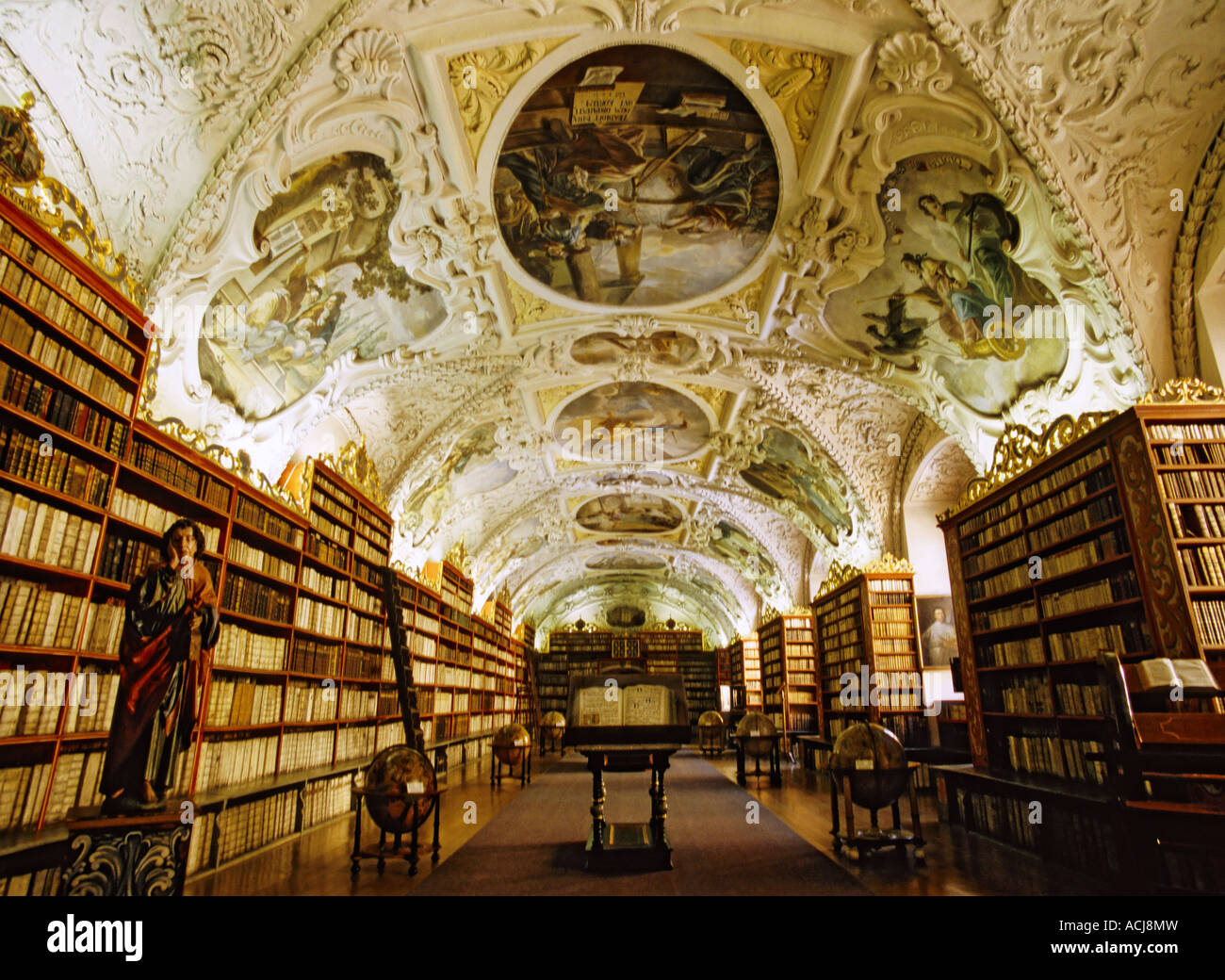 Strahov Library in Prague Czech Republic Stock Photo - Alamy