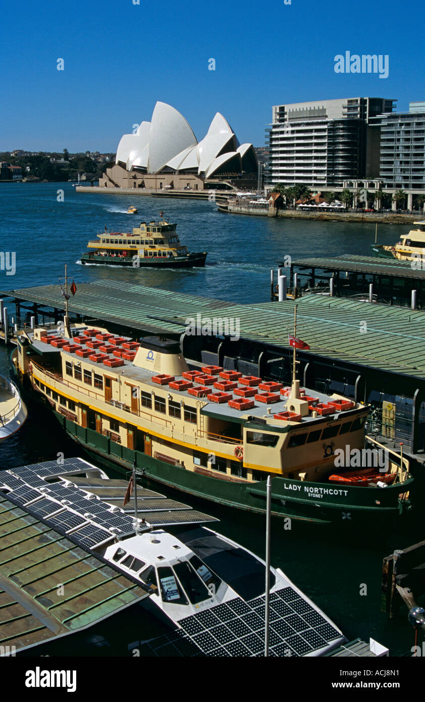Sydney Opera House and Circular Quay, Bennelong Point, Sydney Harbour ...