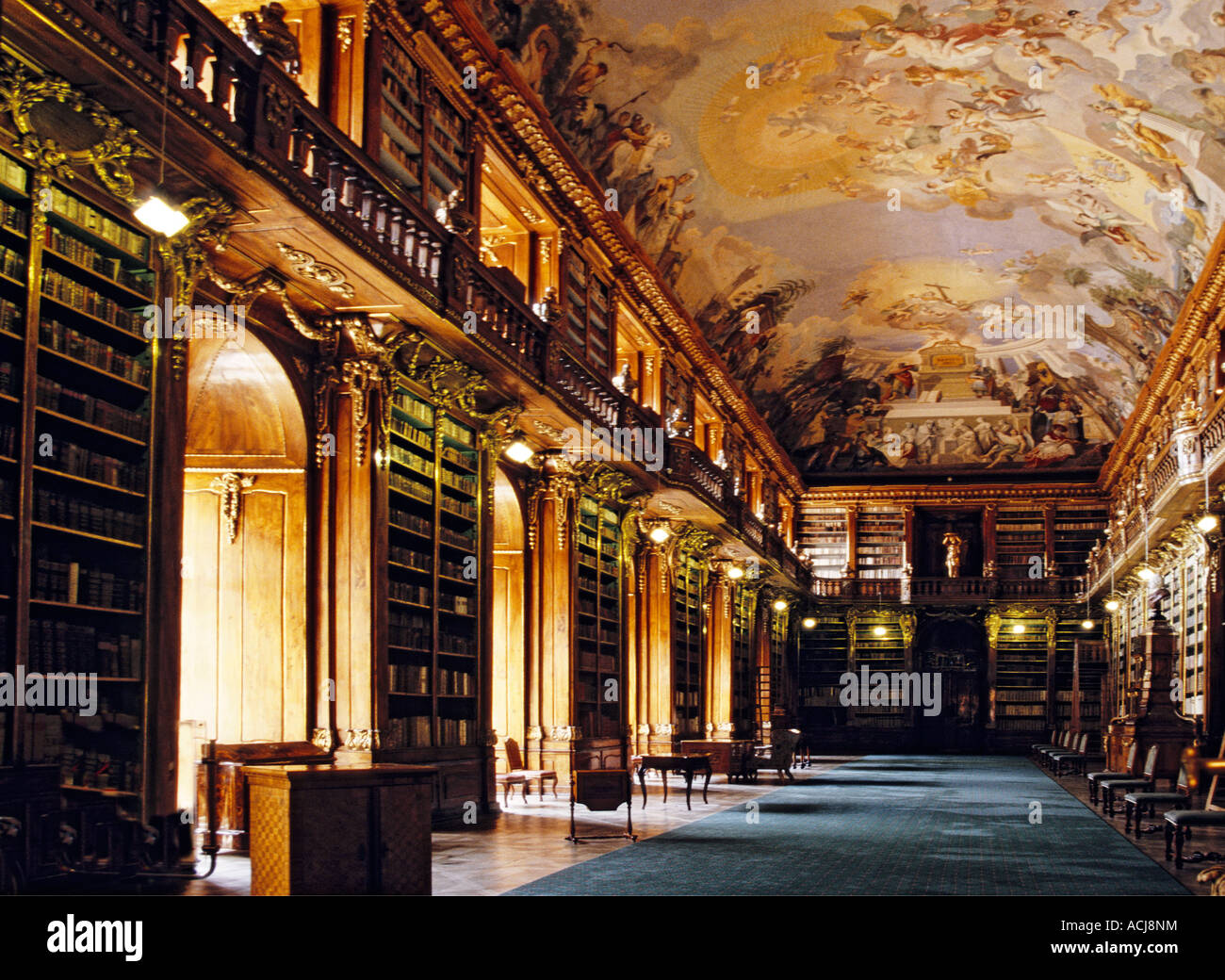 Strahov Library in Prague Czech Republic Stock Photo - Alamy