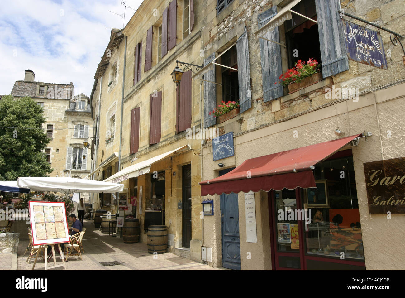 Dordogne Bergerac Old town Stock Photo - Alamy