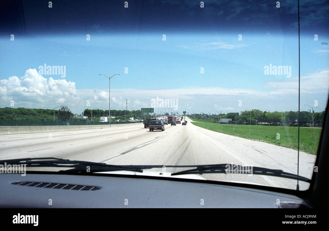 Driving in America Stock Photo - Alamy
