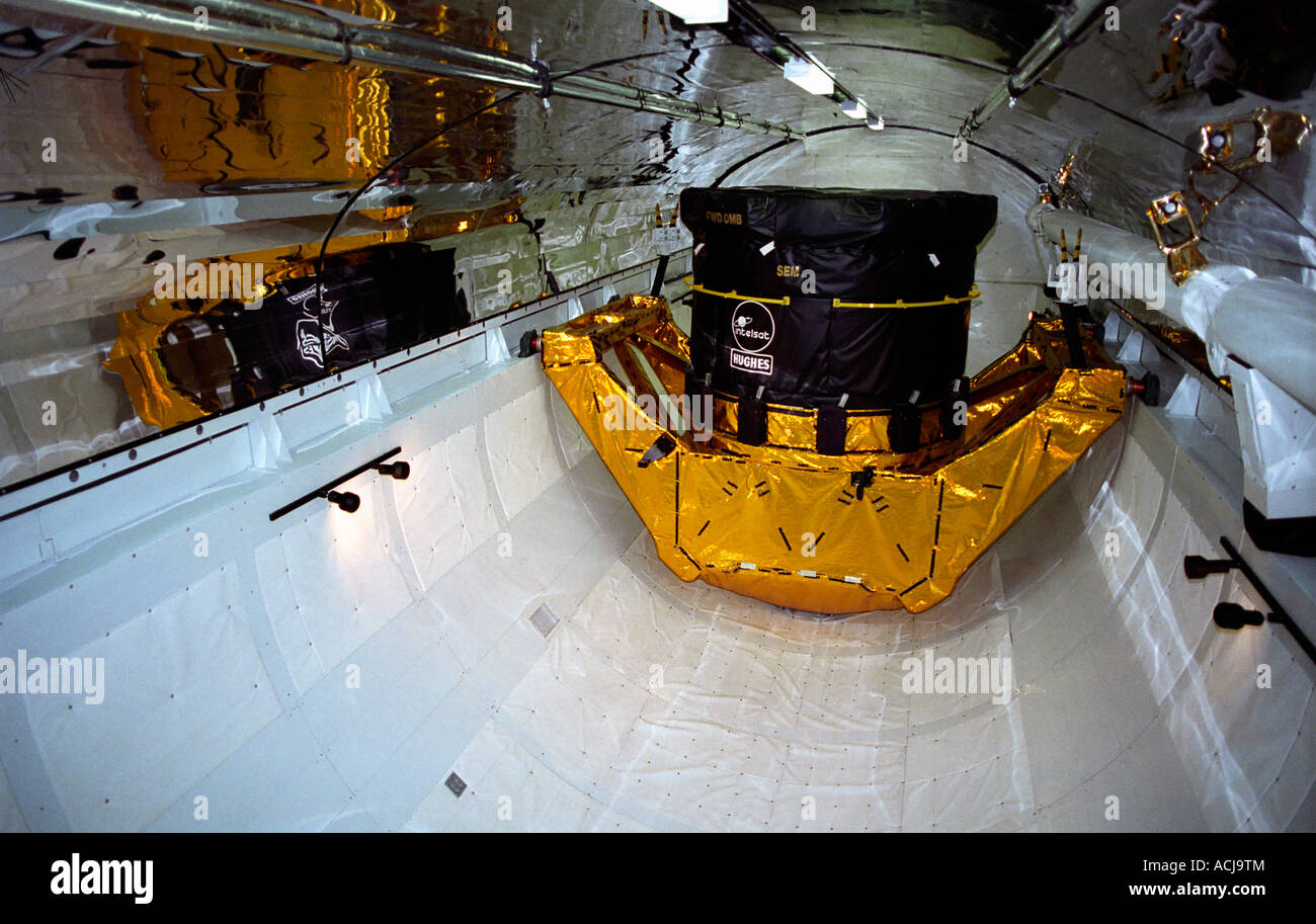 Space shuttle exhibit cargo bay at Kennedy Space Center in Florida USA ...