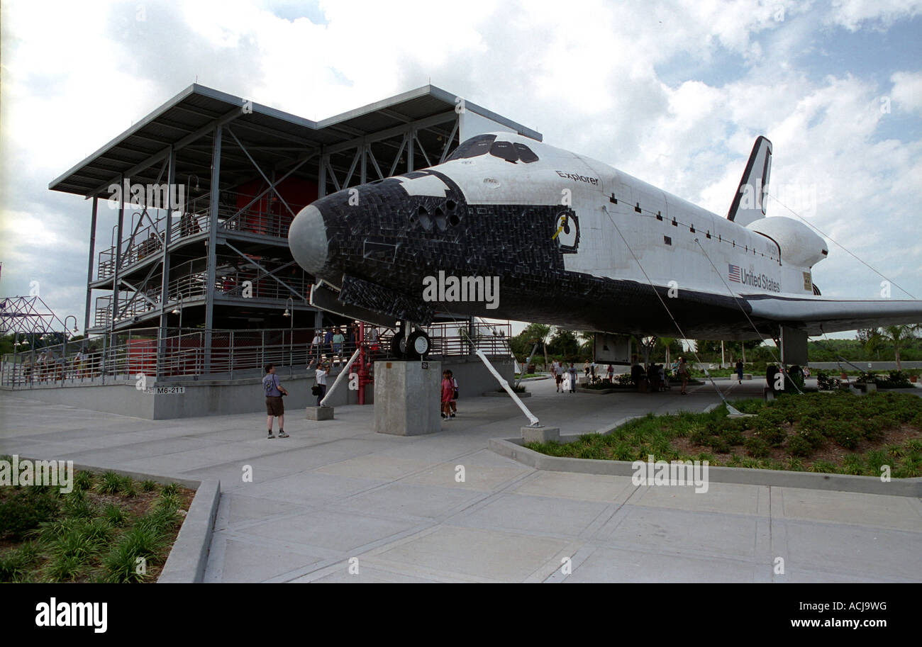 Space shuttle exhibit at Kennedy Space Center in Florida USA Stock ...